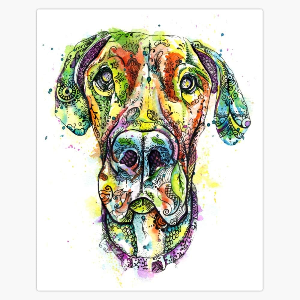 Amazon.com - Blue Merle Aussie Pup Vinyl Waterproof Sticker Decal Car ...