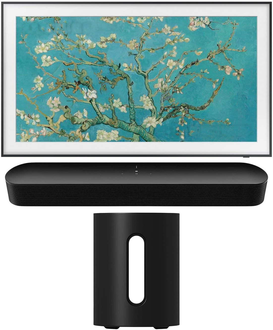 Amazon.com: SAMSUNG 55" Frame TV with a SONOS Beam G2 Soundbar and Sub ...