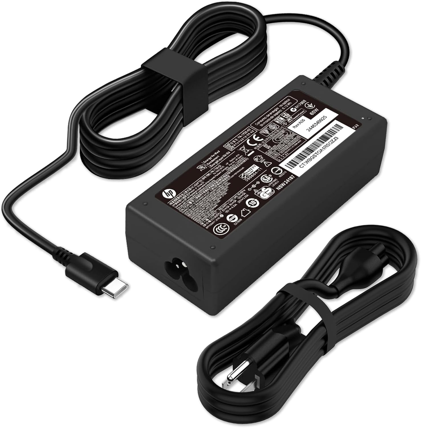 Amazon.com: 65W USB C Type C AC Laptop Charger fit for HP ProBook 430 ...