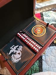 Amazon.com: USN Navy Playing Cards with Dice - Navy Sailor Gift Set ...