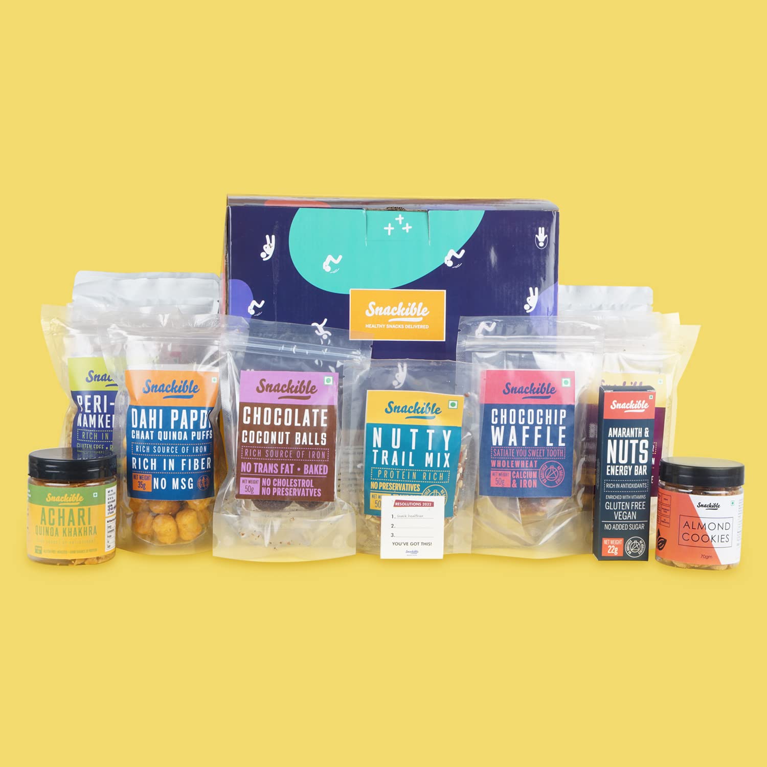 Snackible Resolution Box (Box of 12 Snacks) | Healthy Snacks | Baked ...