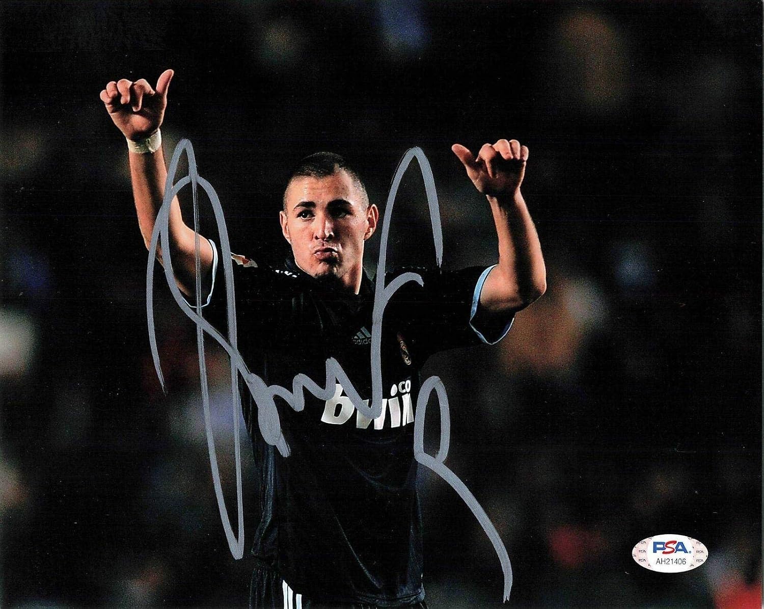 Karim Benzema signed 8x10 photo PSA/DNA Real Madrid Soccer ...