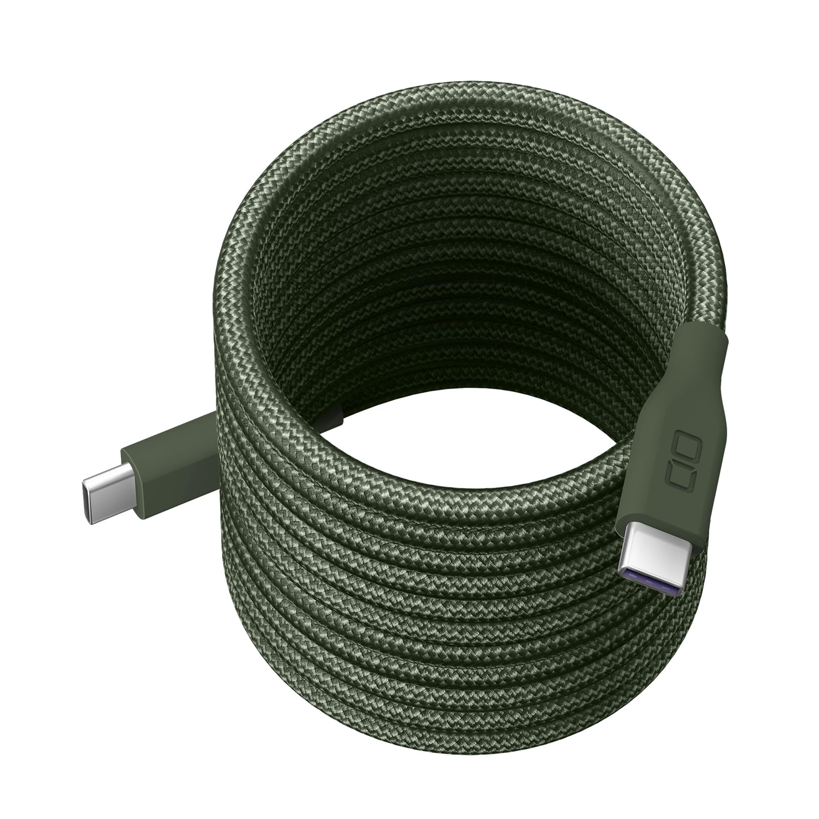 Amazon.co.jp: CIO スパイラルケーブル CtoC (Type-C/USB-C) 急速充電 磁石 マグネット吸着 充電ケーブル PD 240W データ転送 480Mbps 形状 ...