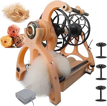 Amazon.com: Electric Spinning Wheel, Smart Yarn Spinner Machine, 120g ...