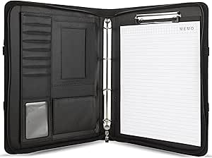 ZOFUN A4 Paper Conference Folder, 34 x 24.8 cm Leather Clipboard Folder ...