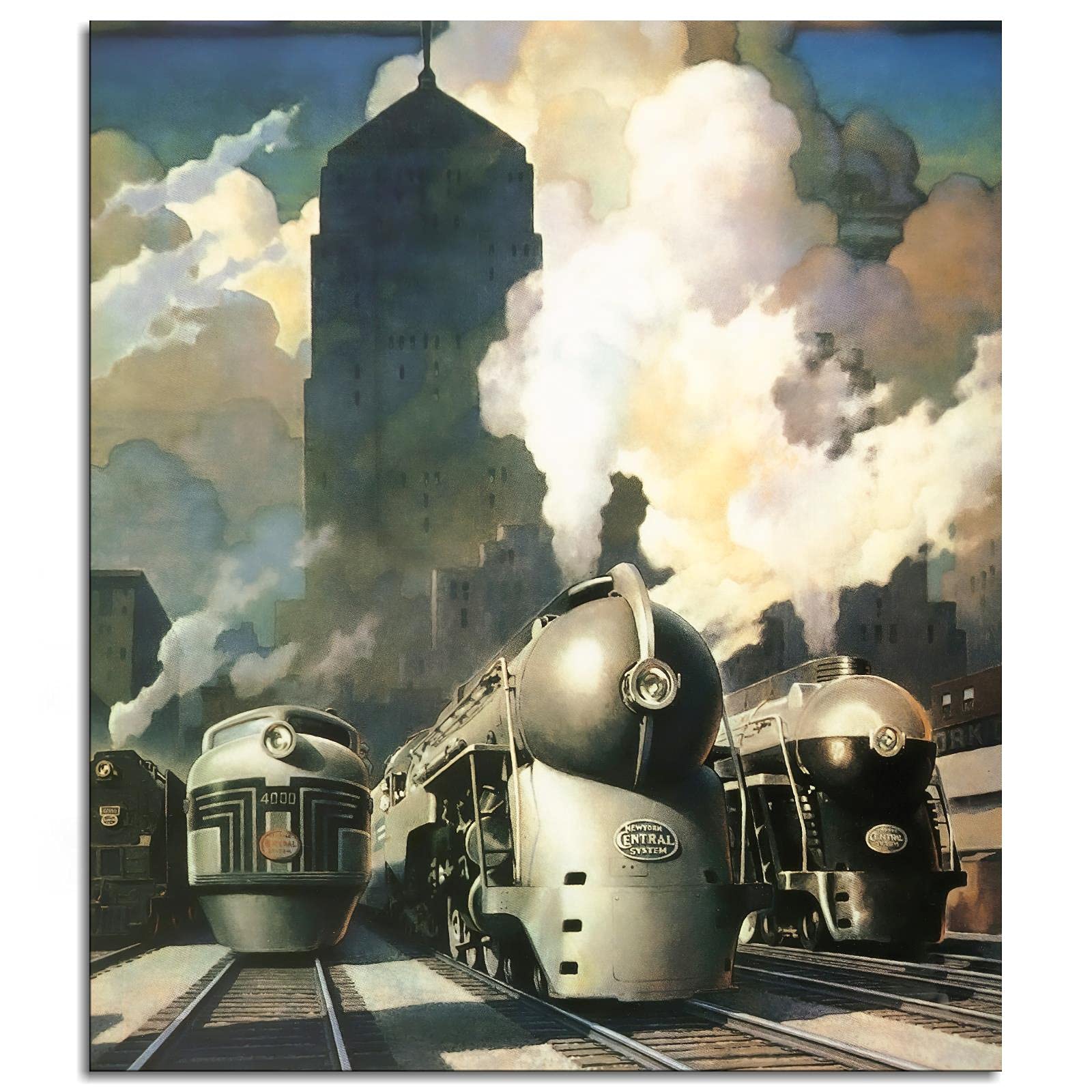 Train Art Deco