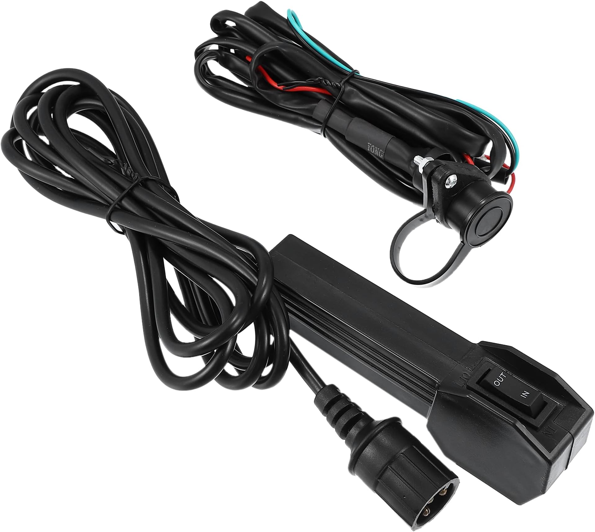 Amazon.com: X AUTOHAUX 12V ATV UTV Rubber Winch Corded Hand Controller ...