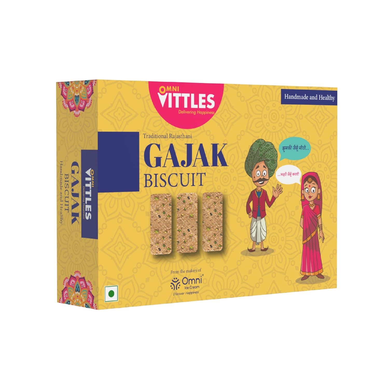 Omni Vittles Gajak Biscuit 400g Gajjak Gazak Sesame Seed Bar ...