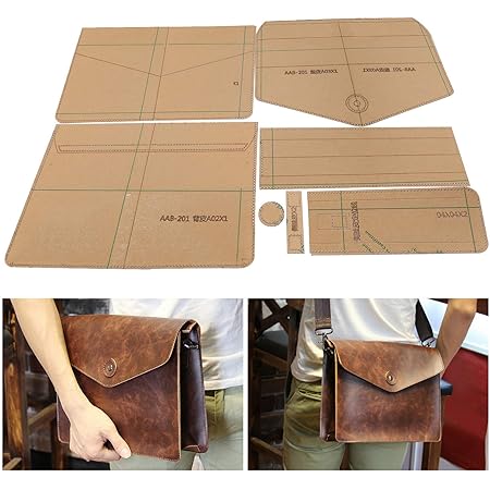 4Pcs Acrylic Template, Clear Acrylic Shoulder Bag Round Bag Pattern ...