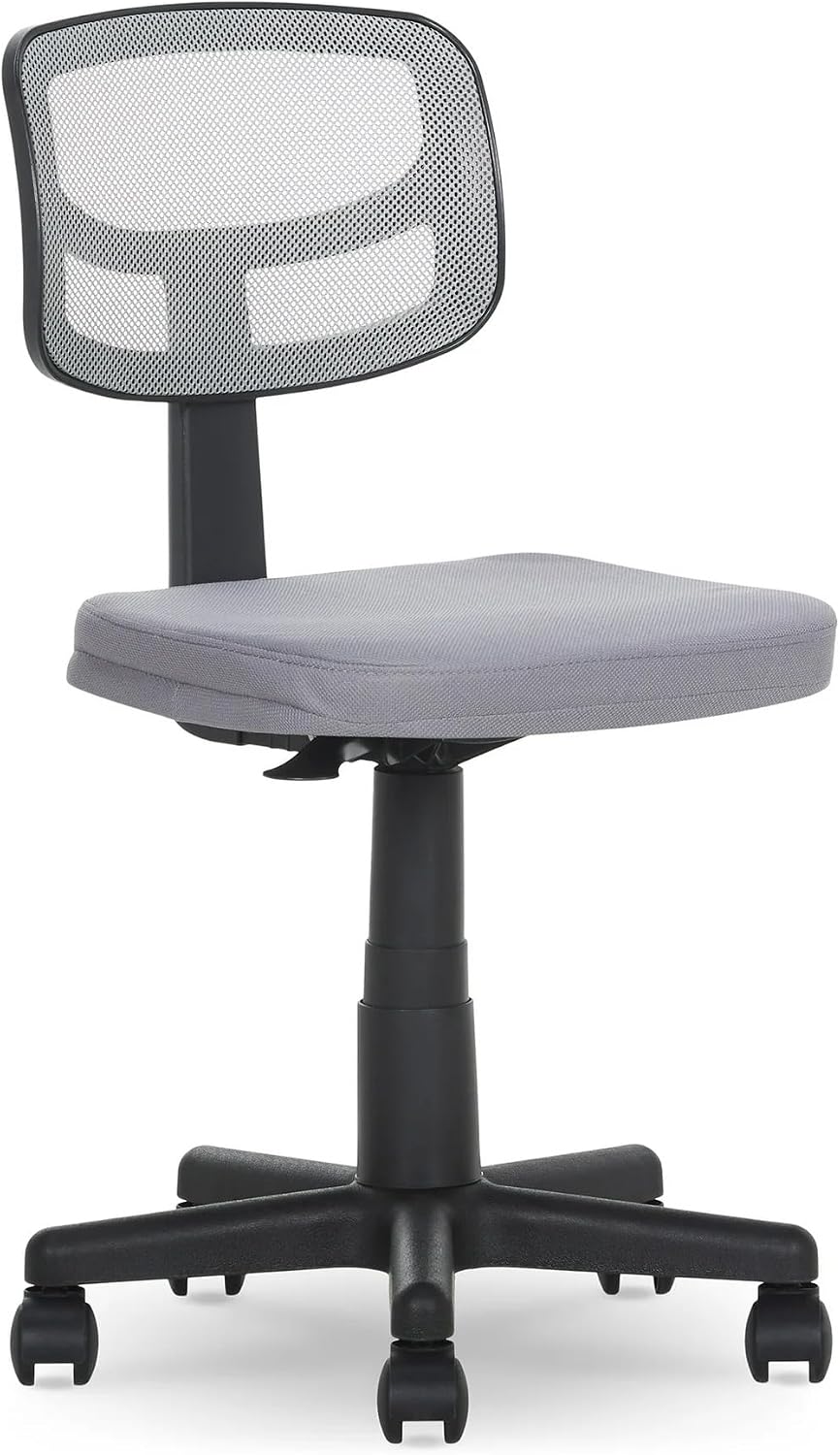 Amazon.com: Mainstays Mesh Task Chair with Plush Padded Seat, Gray Mesh ...