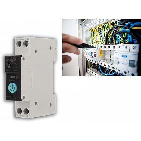 Interruttore su Guida DIN Interruttore Smart WIFI Telecomando per ...