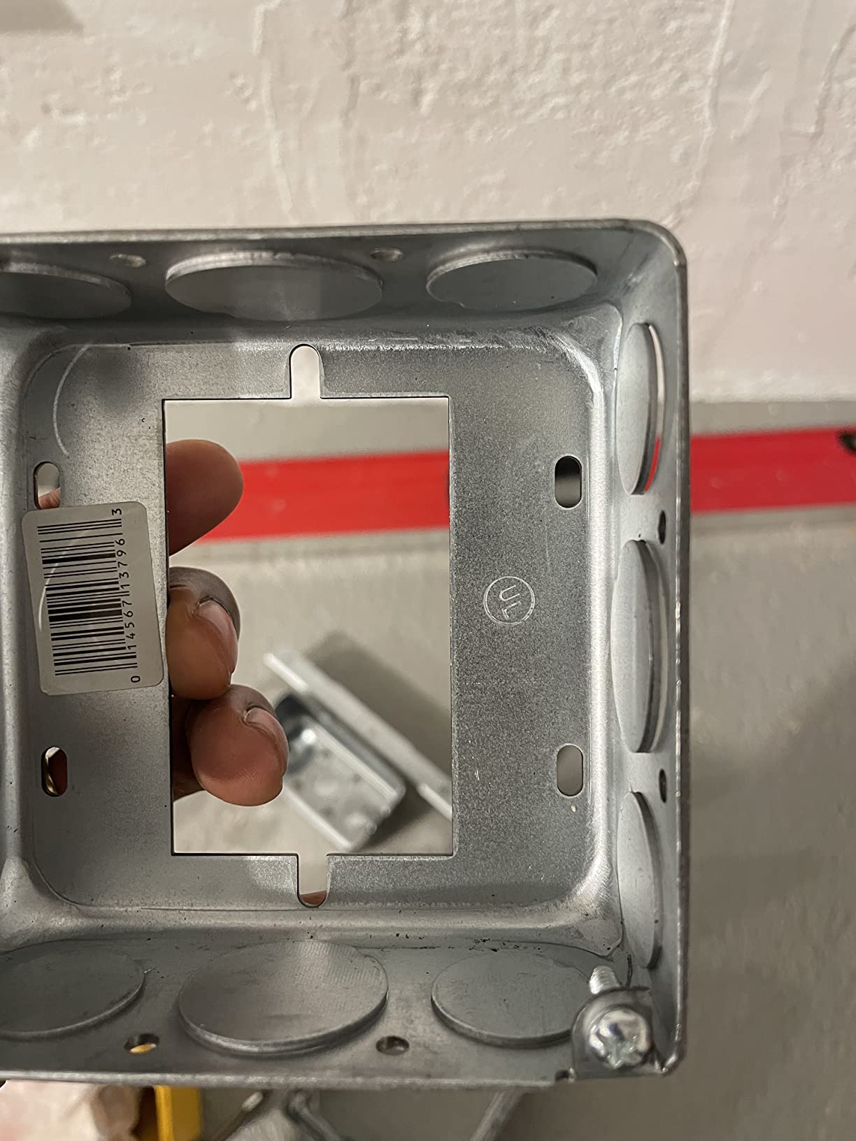 RACO 187 Drawn Extension Ring, 22.5 Cu-in, 4 in L X W X 1-1/2 in D ...