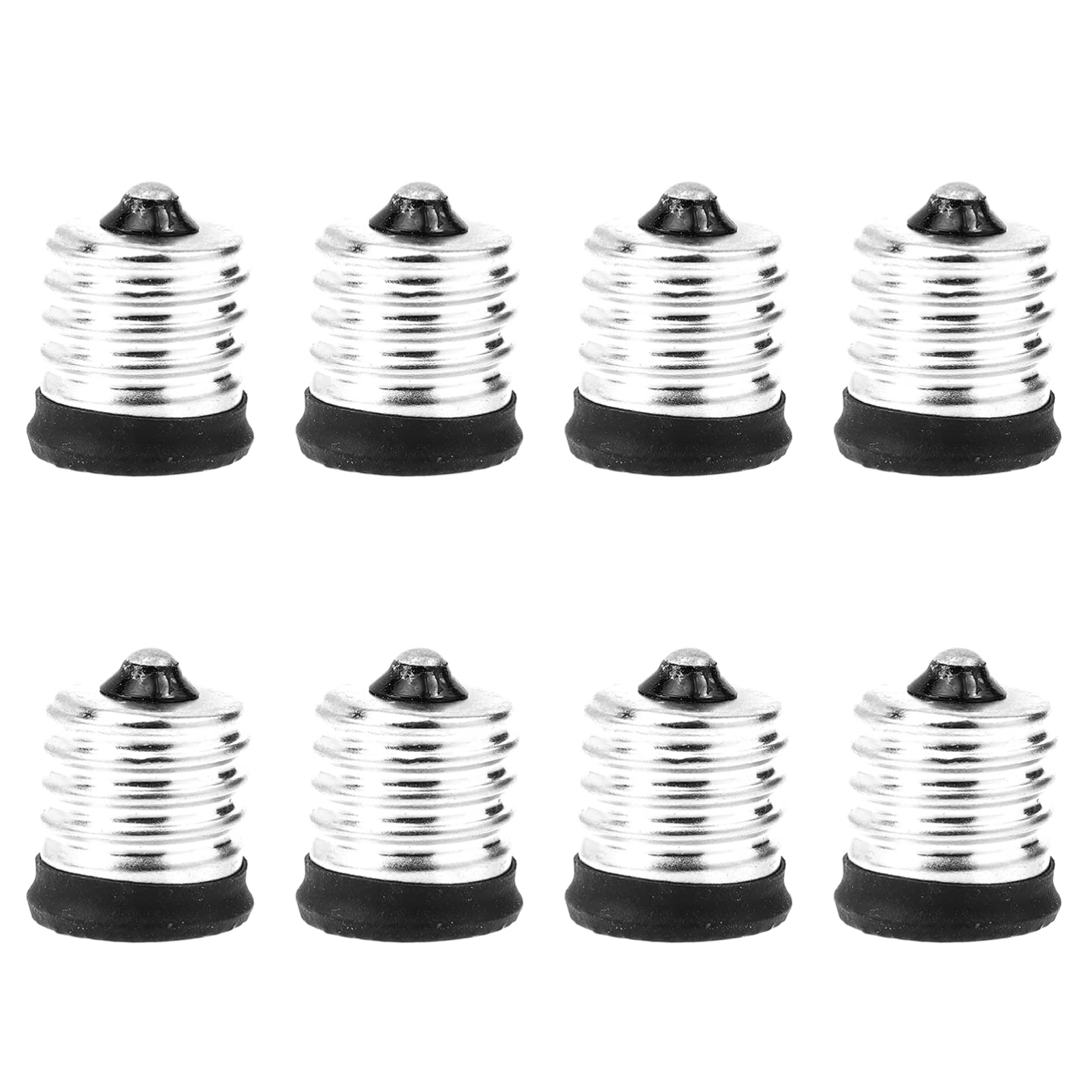 TEHAUX 8pcs E17 to E14 Adapter, Light Adapter Socket Bulb Adapter Lamp ...