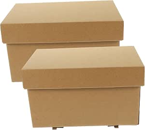 Hemobllo 2pcs Paper Storage Box Portable File Organizer for Checks ...