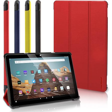 Amazon.com: Fintie Folio Case for All-New Amazon Fire HD 10 and Fire HD ...