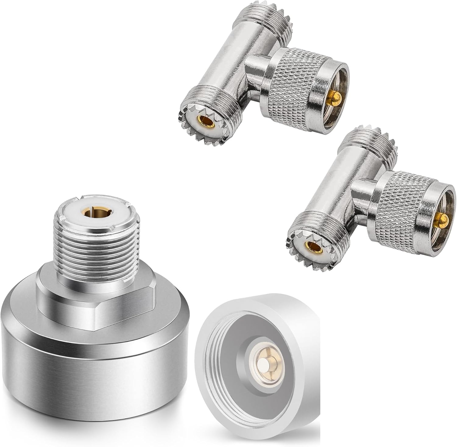 Amazon.com: Anina NMO to SO239 Adapter Heavy Duty Connector PL259 ...