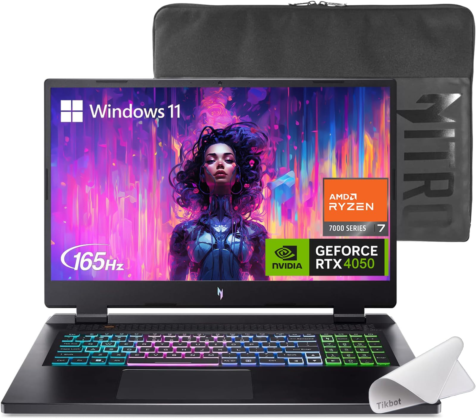 Amazon.com: Acer Nitro 17 Gaming Laptop - 17.3" FHD 165Hz IPS Display ...