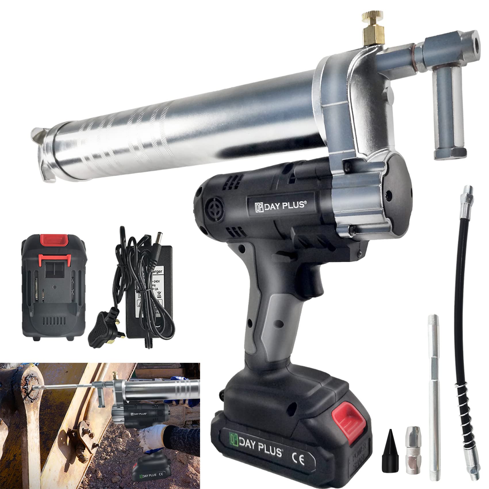 Buy Cordless Grease , High Pressure Lithium Battery Operated Grease ...
