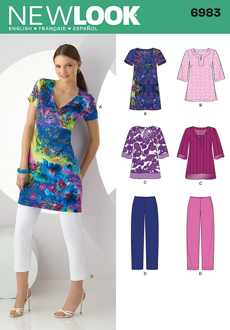 Amazon.com: Dimensions New Look Sewing Pattern 6983 Misses' Separates ...