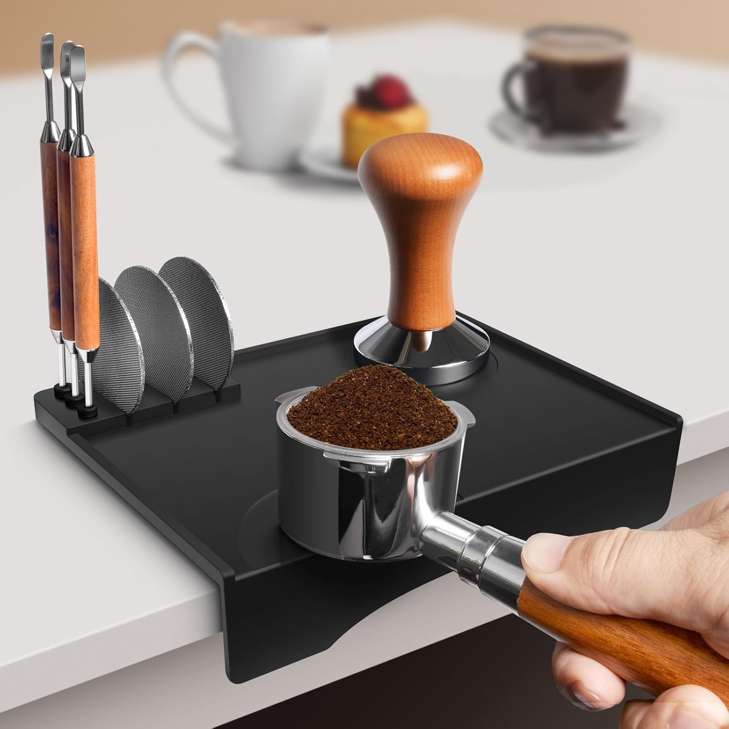 Amazon.com: bd.Ai Espresso Tamper Mat, Espresso Must Haves Tamp Mat ...