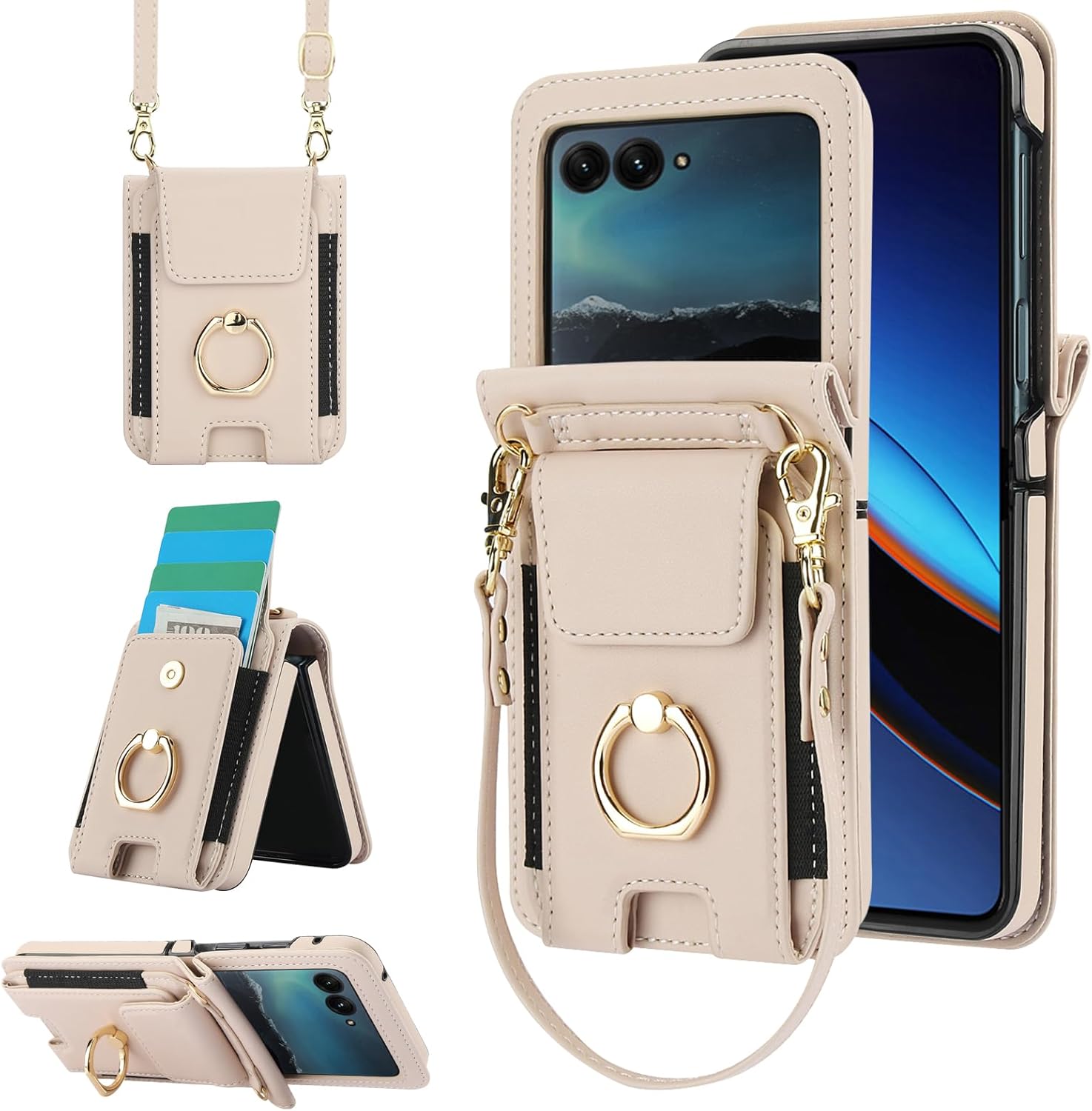 Amazon.com: Asuwish Phone Case for Moto Razr 50/Moto Razr 2024 Wallet ...