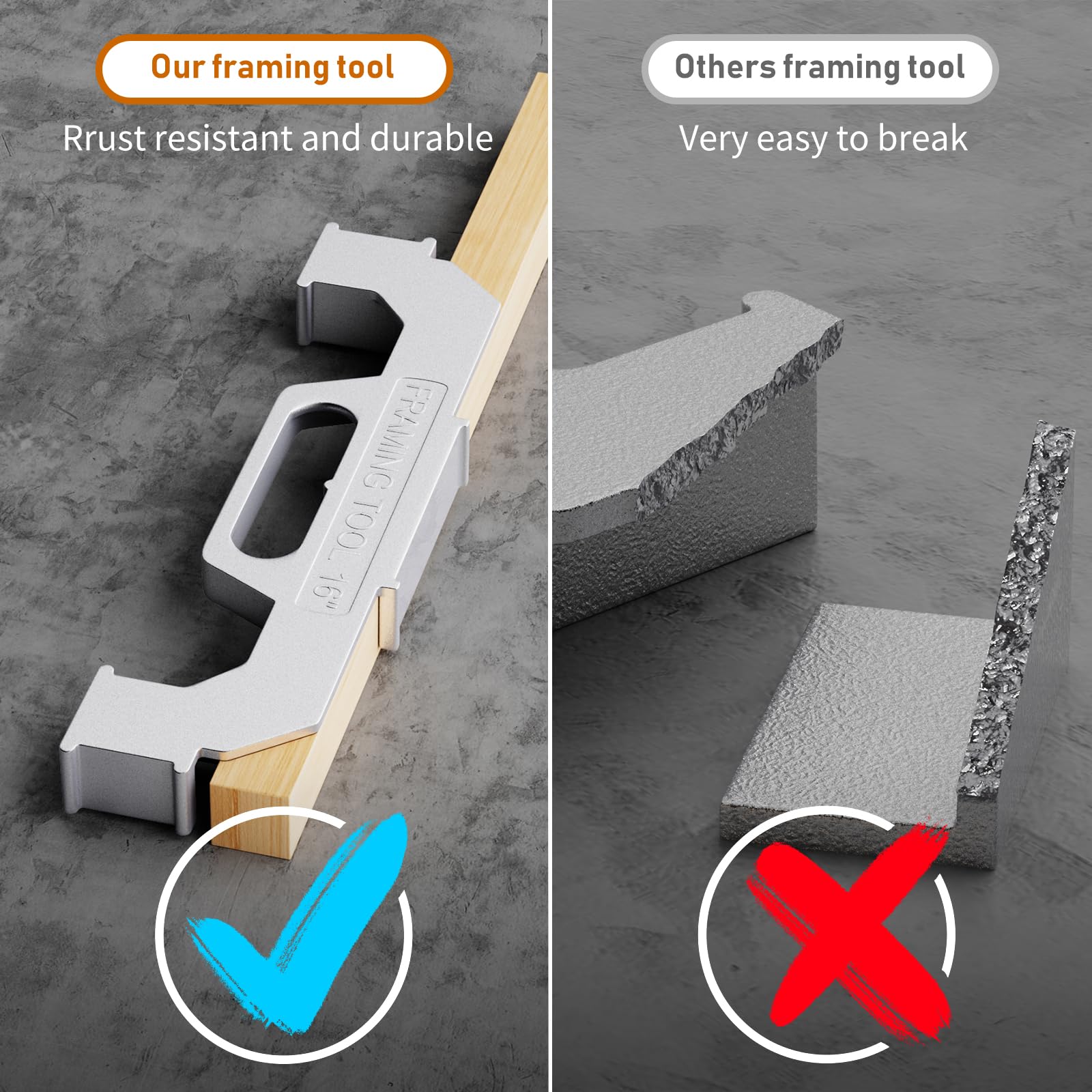 Snapklik.com : Framing Tools, 16 In On-Center Framing Tool, 100% Cast ...