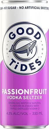 Good Tides Hard Seltzer Tropical Cans 24 x 330mL : Amazon.com.au ...