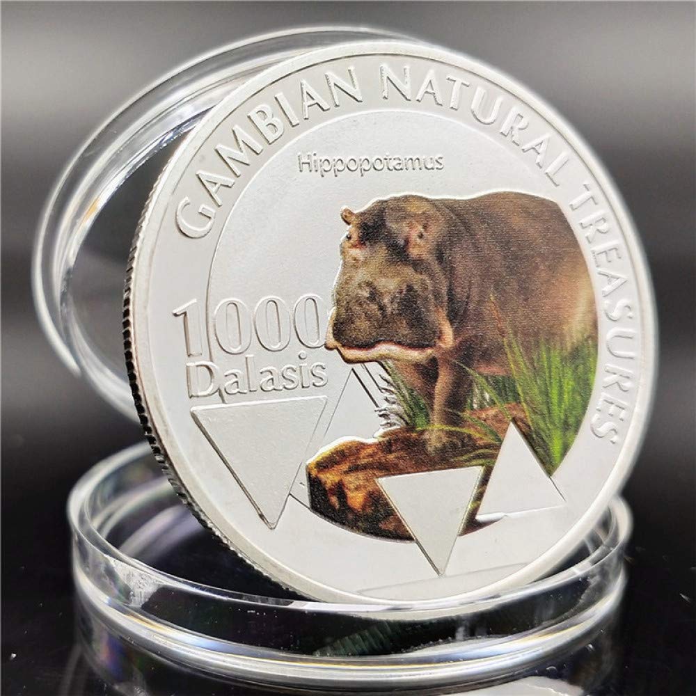 Buy Pygmy Kingfisher,Hippopotamus,Commemorative Coins,Protect The Earth ...