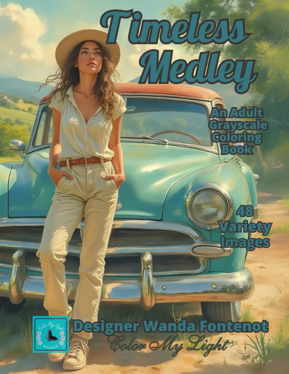 Amazon.com: Timeless Medley: An Adult Grayscale Coloring Book ...