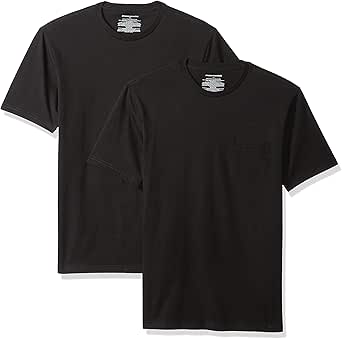 Amazon.com: Amazon Essentials Men's T-Shirt Regular-Fit Short-Sleeve ...