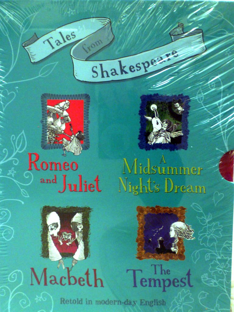 Tales from Shakespeare retold in modern-day English Four Book Gift Box ...