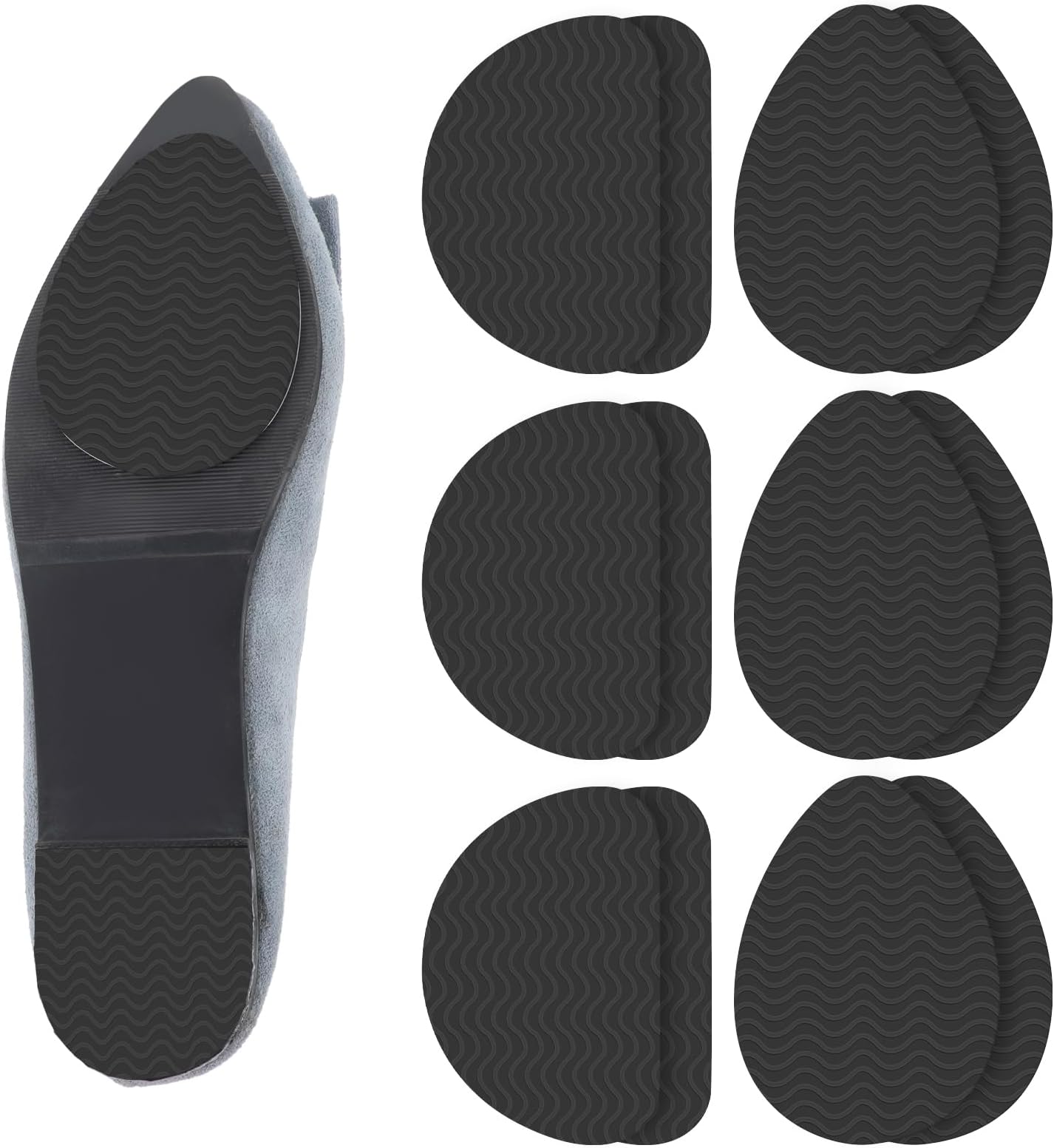 Amazon.com: Non Slip Pads for Shoes, 12 PCS Self-Adhesive Bottom of ...