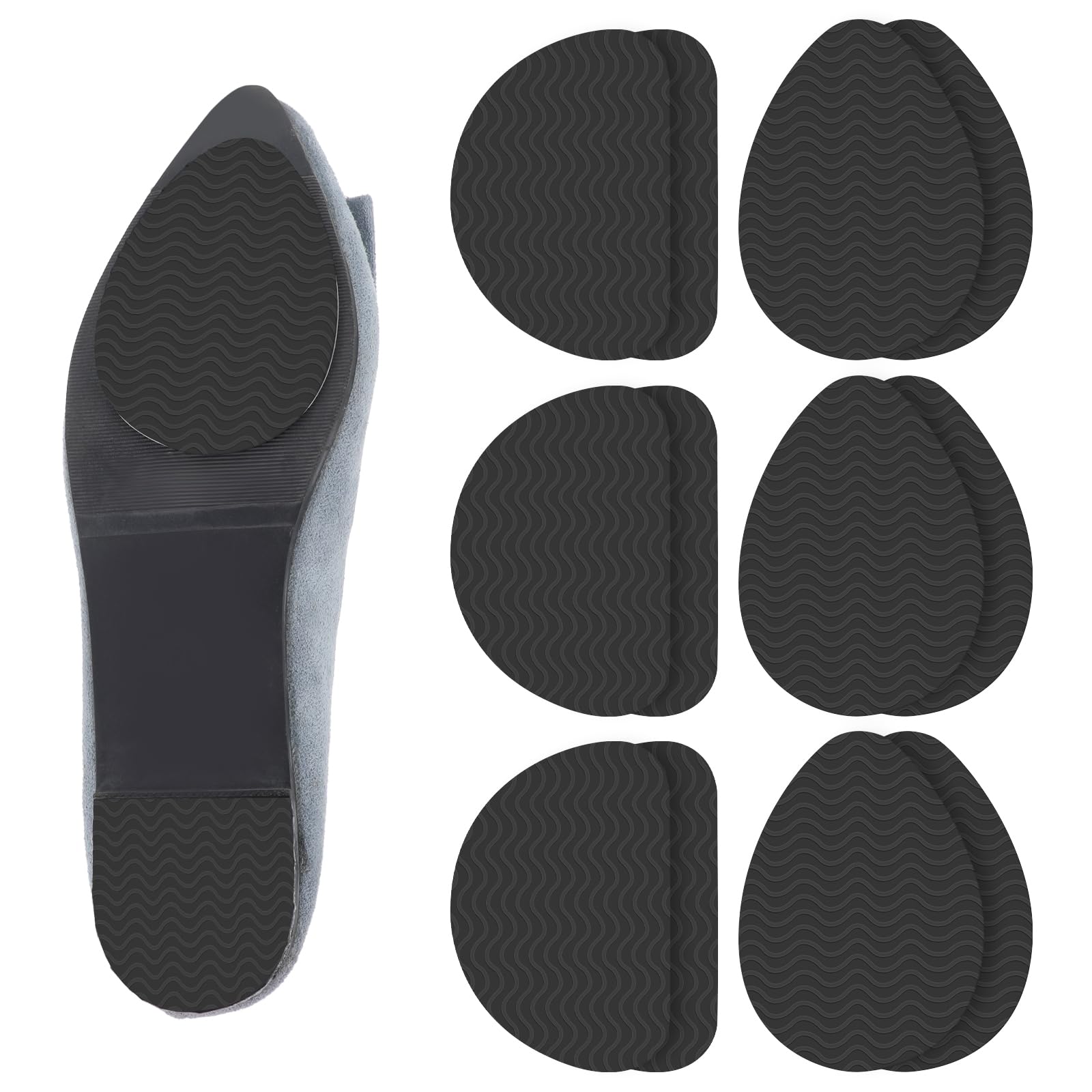 Amazon.com: Non Slip Pads for Shoes, 12 PCS Self-Adhesive Bottom of ...