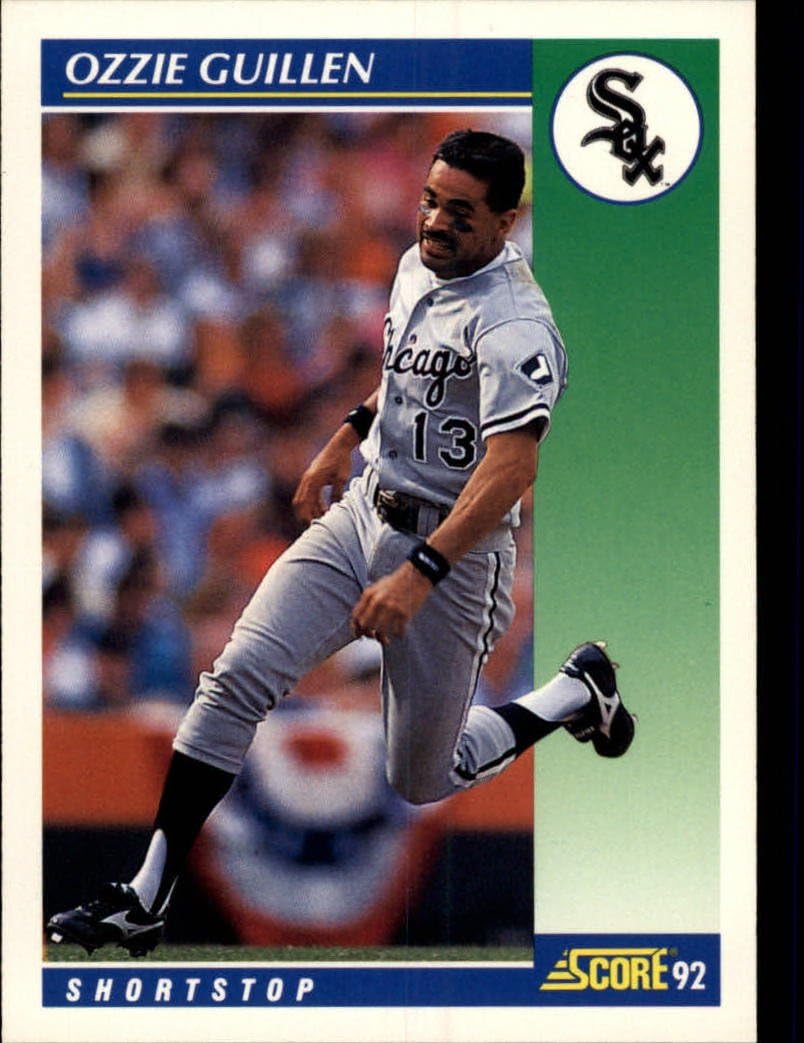 Amazon.com: 1992 Score Baseball Card #92 Ozzie Guillen : Collectibles ...