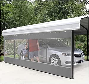 Amazon.com: MYJIO Transparent Balcony Rain Curtain Car Wash Partition ...