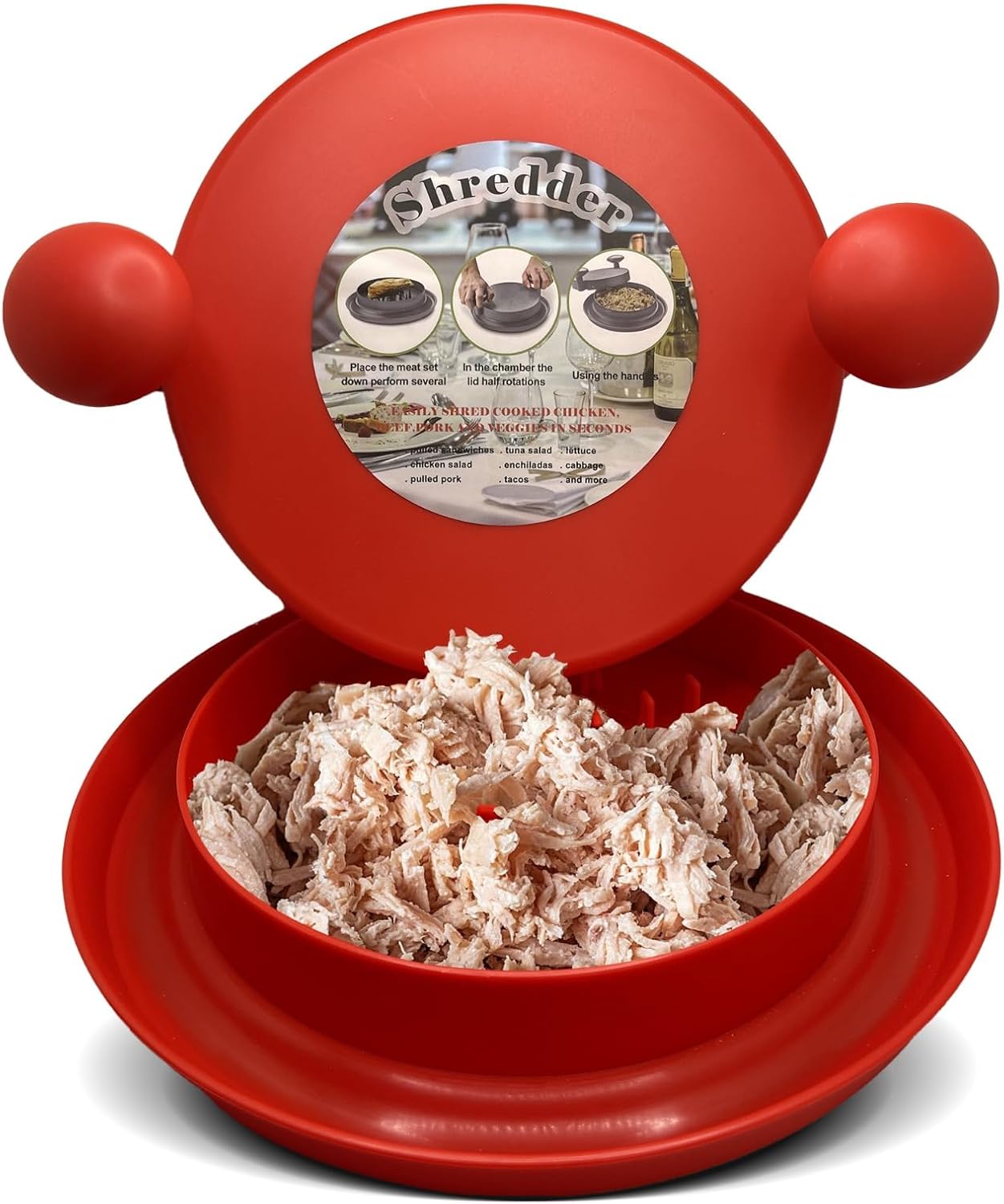 Amazon.com: Generic Chicken Shredder Tool Twist - Meat Shredder for ...