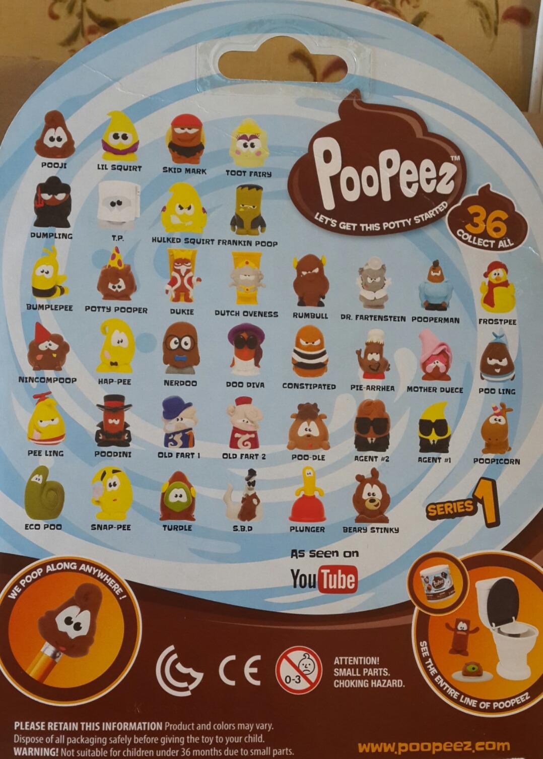 Amazon.com: Poopeez Series 1 Porta Potty Multi Pack Squishy Collectible ...