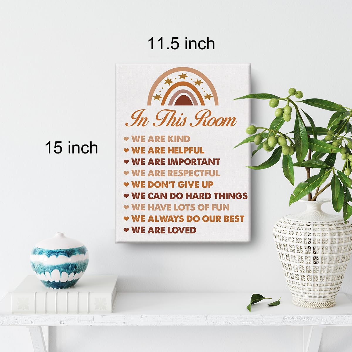 Snapklik.com : Inspirational Classroom Wall Art Decor Boho Diversity ...