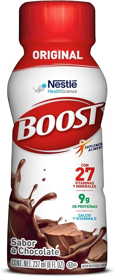 BOOST Original, Suplemento Alimenticio, Chocolate, 237 mililitros ...
