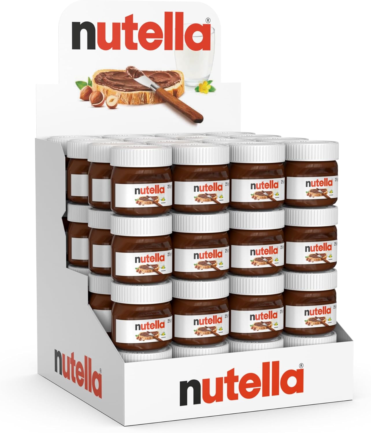Nutella - Crema Spalmabile alle Nocciole e Cacao, Senza Glutine ...