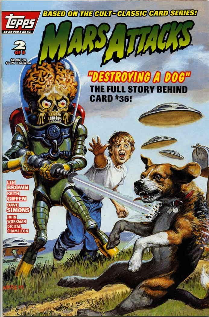 Amazon.com: Mars Attacks (Vol. 1) #2 VF/NM ; Topps comic book ...