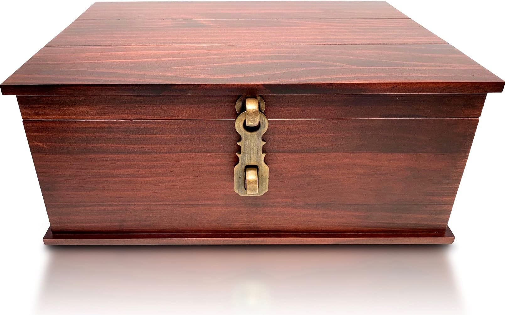 Amazon.com: Blake & Lake Antique Style Wood Storage Box - Decorative ...