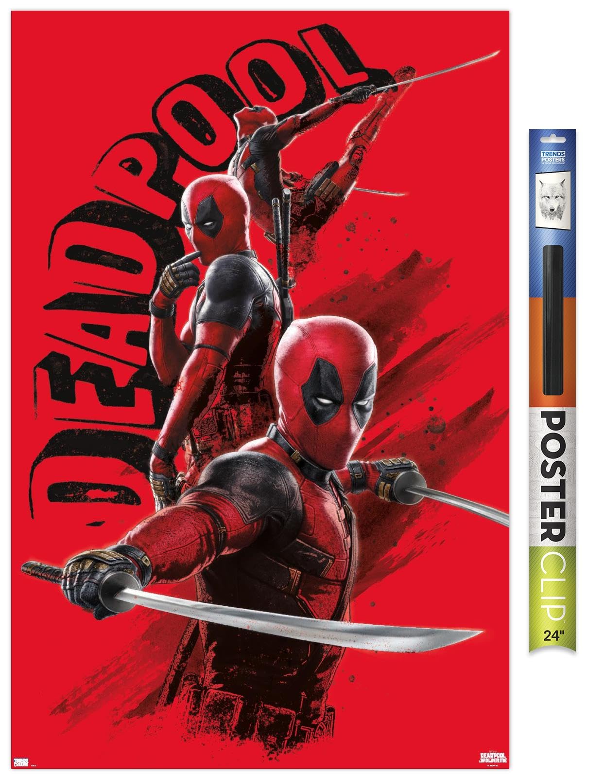 Amazon.com: Trends International Marvel Deadpool & Wolverine - Deadpool ...