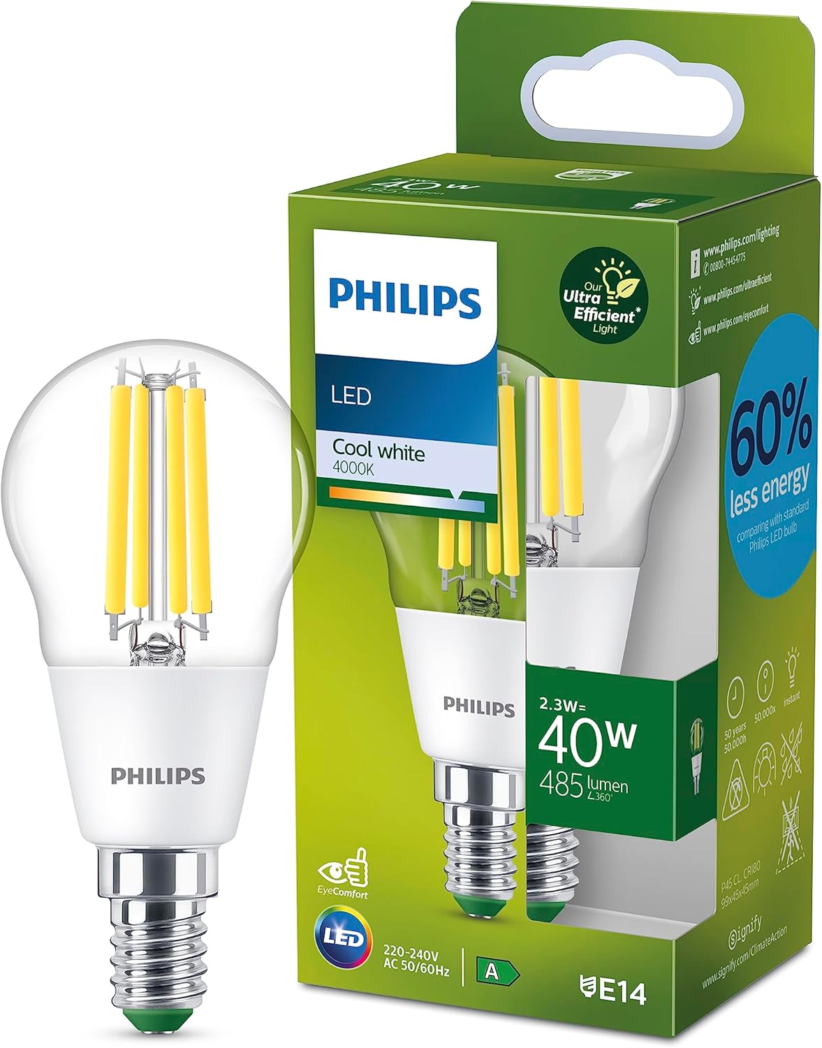 Philips Ultra Efficient - Ultra Energy Saving Lights, LED Light Source ...