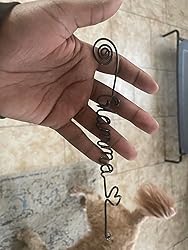 Amazon.com: Personalized Bookmark Custom Wire Name Bookmark 12 Colors ...