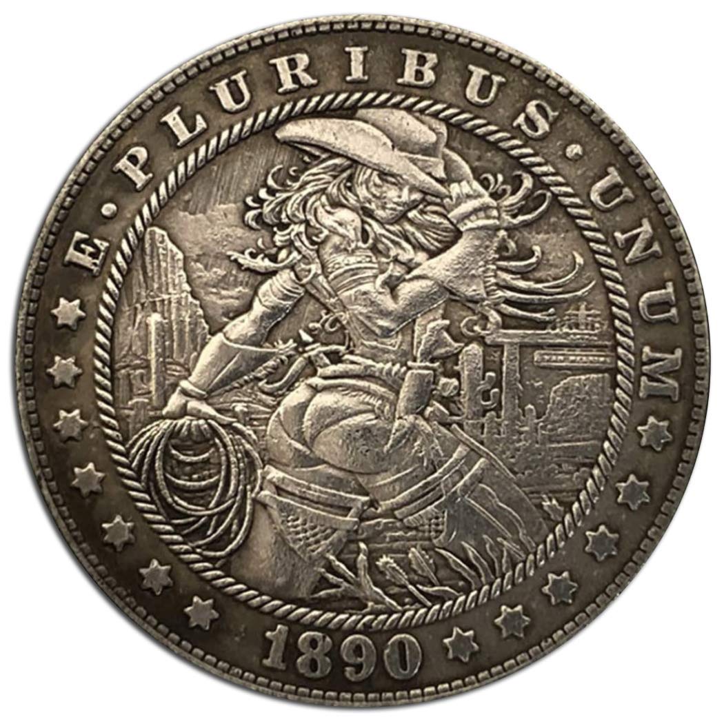 Buy MOMOKY 1890 Attractive Cowgirl Hobo Coin Arts Naked Souvenir Old ...