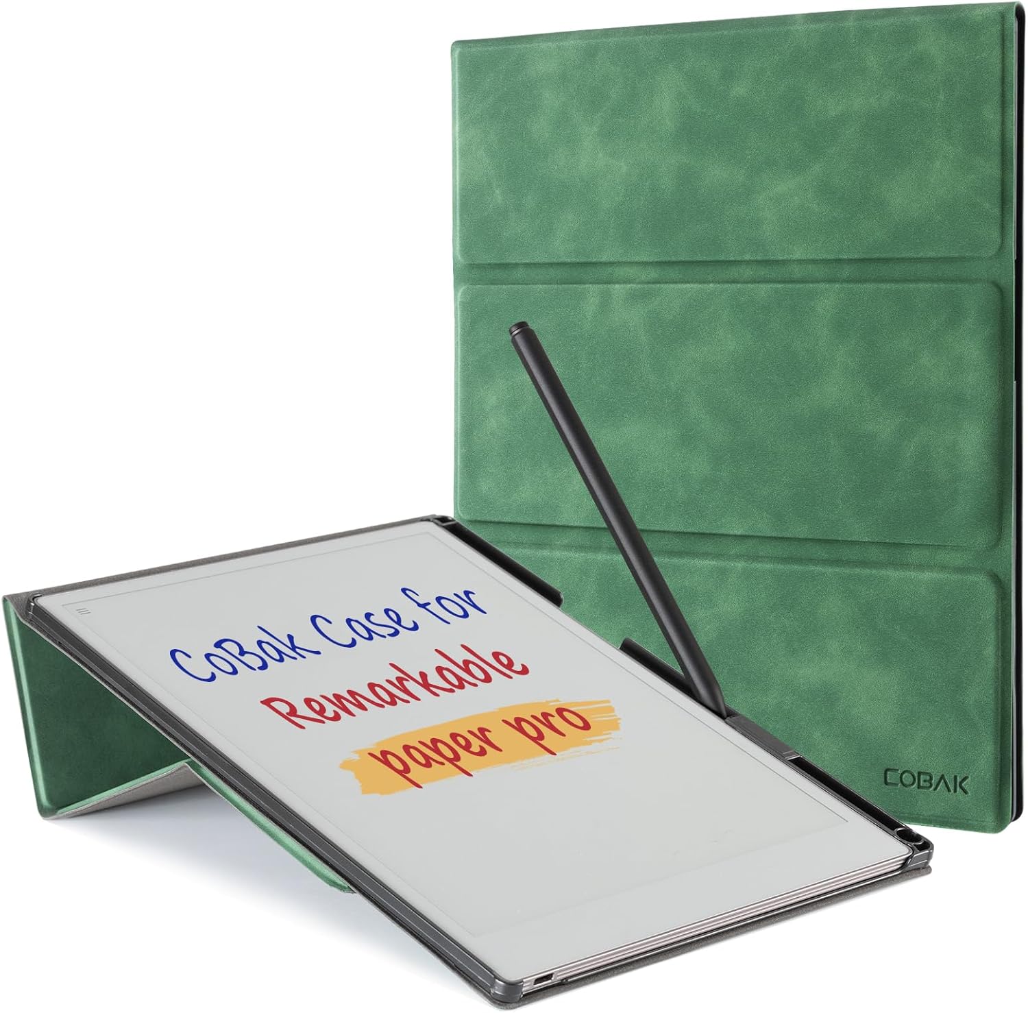 Amazon.com: CoBak Case for Remarkable Paper Pro-with Pen Holder, Nib ...