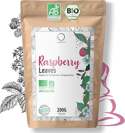 ORIGEENS Organic Raspberry Leaf Tea 200g | Red Raspberry Leaf Tea ...