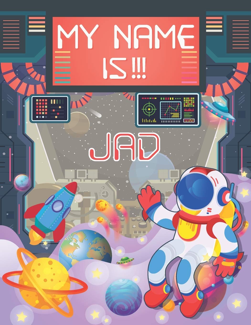 Buy My Name is Jad: Personalized Primary Tracing Book / Learning How to ...