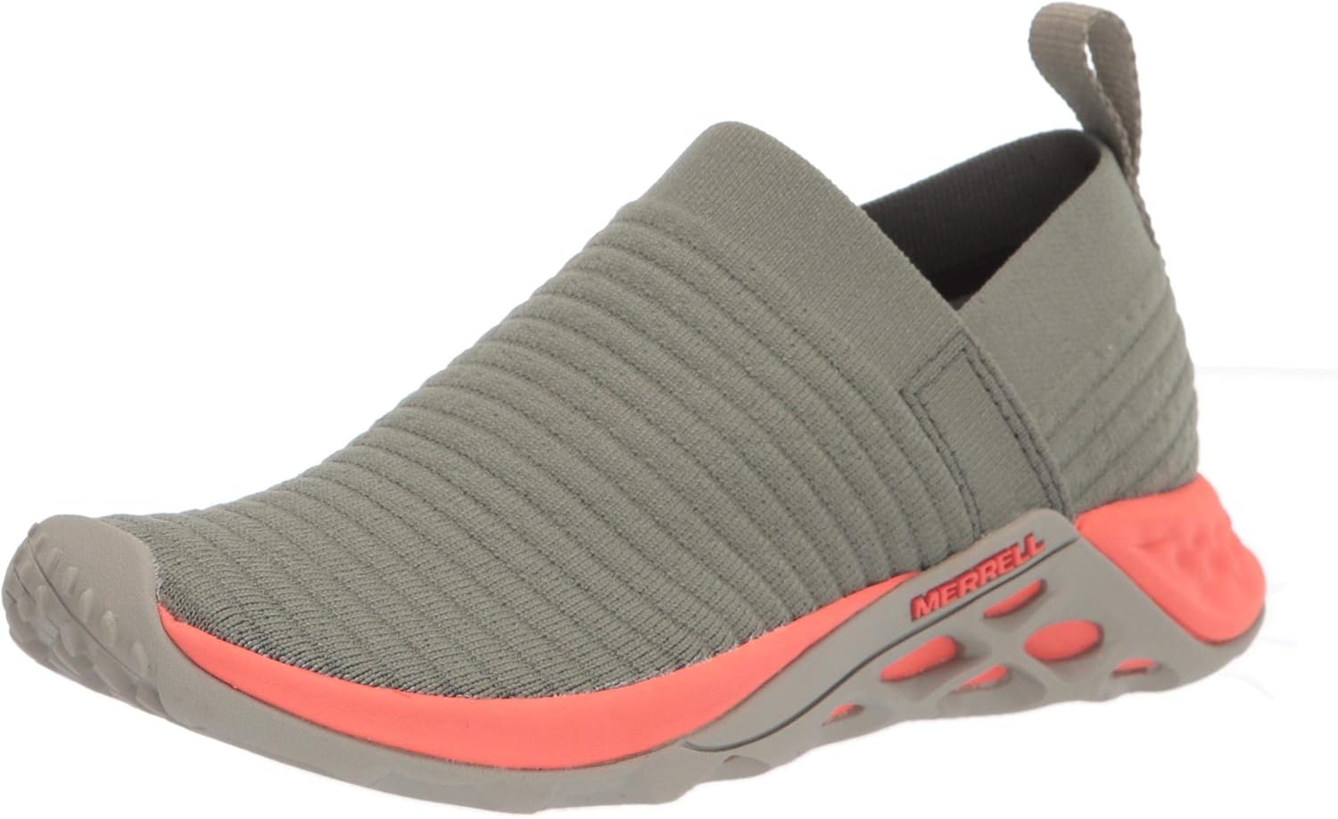 Amazon.com | Merrell womens Range Laceless Ac+ Moccasin, Lichen, 5.5 US ...